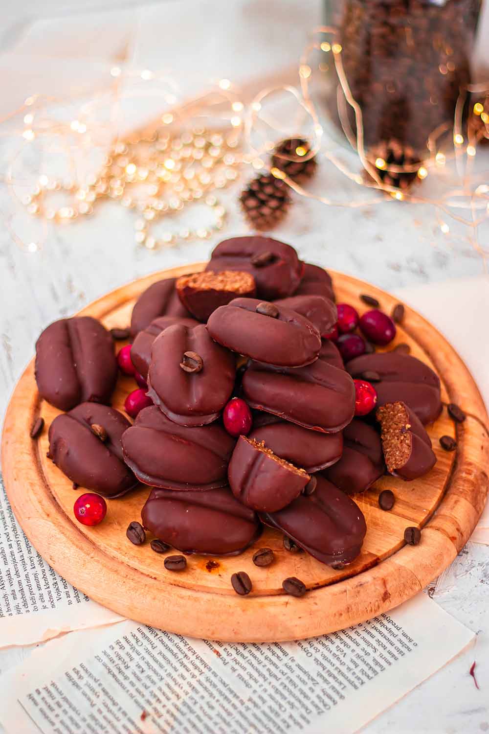 No-bake chocolate covered coffee bean truffles - gluten-free & vegan ...